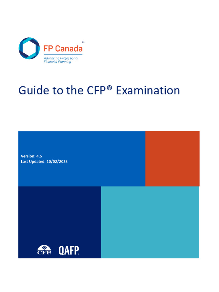 guide-to-cfp-examination | PDF | Multiple Choice | Operating System