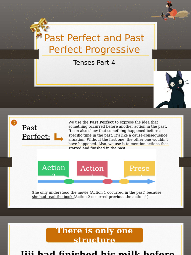 1 - Tenses PT 4. Past Perfect and Past Perfect Progressive (G) | PDF ...