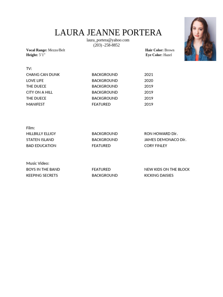 Background Work Resume | PDF