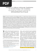 Outerbridge Classification of Cartilage Lesions | PDF | Knee | Cartilage