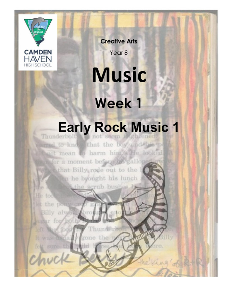 Music Y8 Week 1 Early Rock Music 1 | PDF | Drum Kit | Rock And Roll