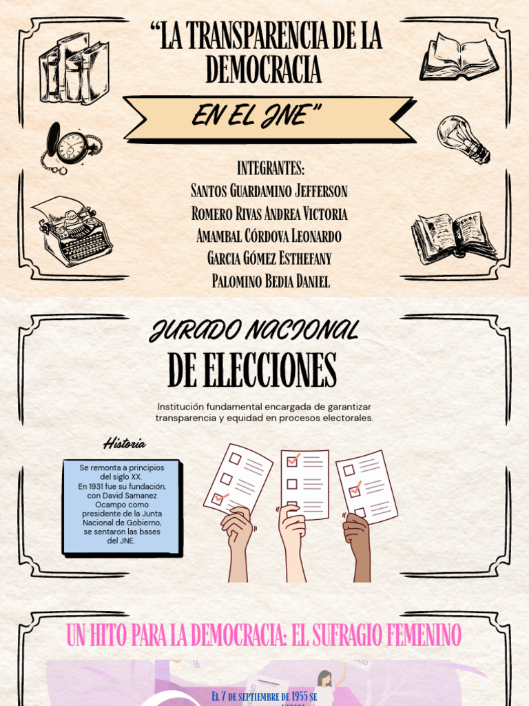 “Los cimientos de la democracia peruana un ensayo de la transparencia y ...