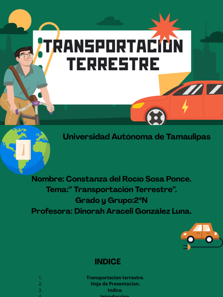 Transportacion Terrestre | PDF | Alquiler de coches | Transporte