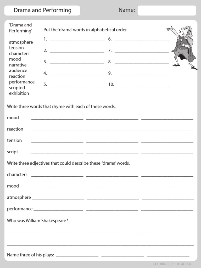 Studyladder - Drama and Performing | PDF