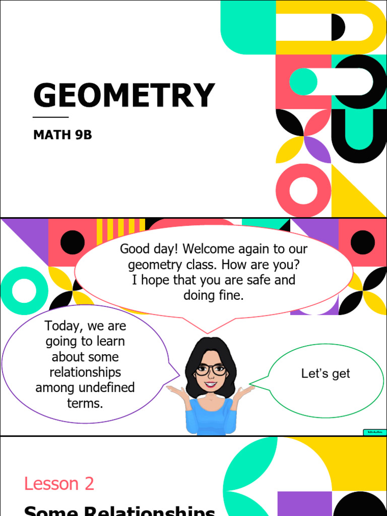 Geometry Lesson 1.2 - Some Relationships Among Points, Lines, and ...