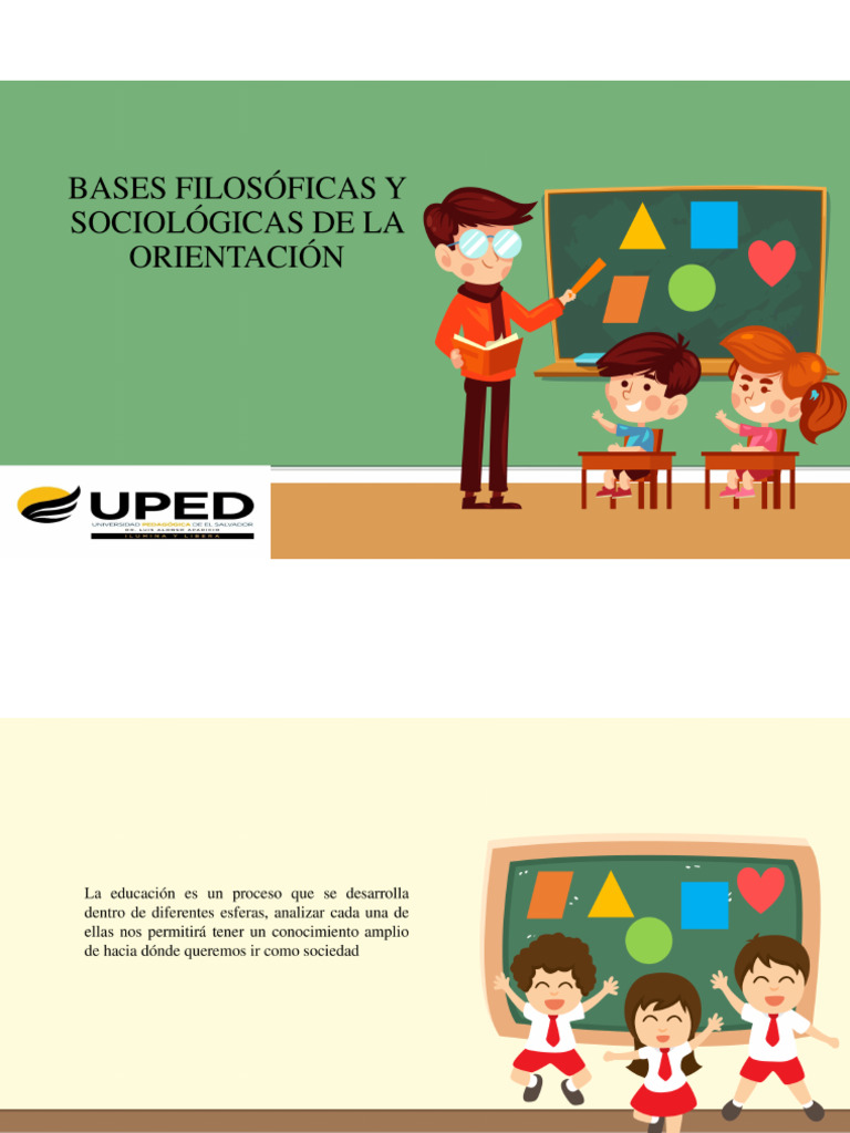 3. Bases filosoficas y sociologicas de la orientacion | PDF