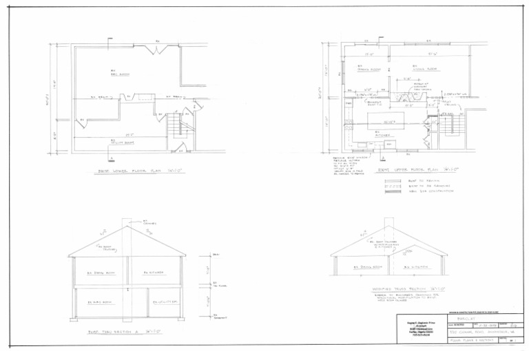 A1 Plans - Sections | PDF