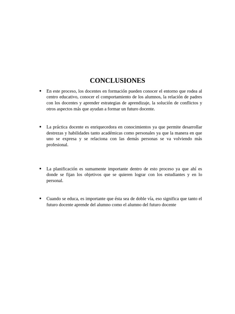 Conclusion Es | PDF