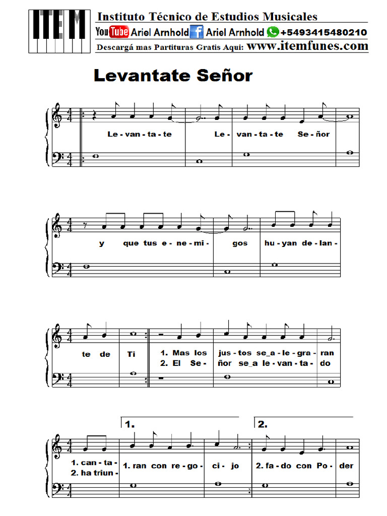 Levantate Señor | PDF