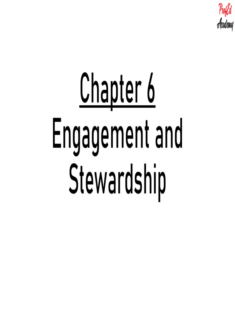 Stewardship and Engagement in Investing | PDF | Governance | Risk