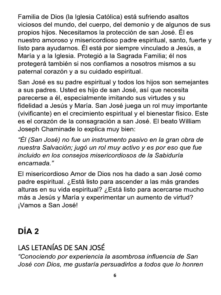 San Jose Preparacion A La Consagracion 04 | PDF
