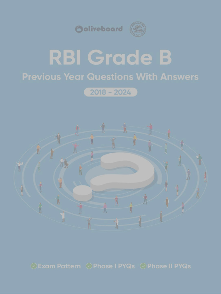 Rbi Grade B | PDF