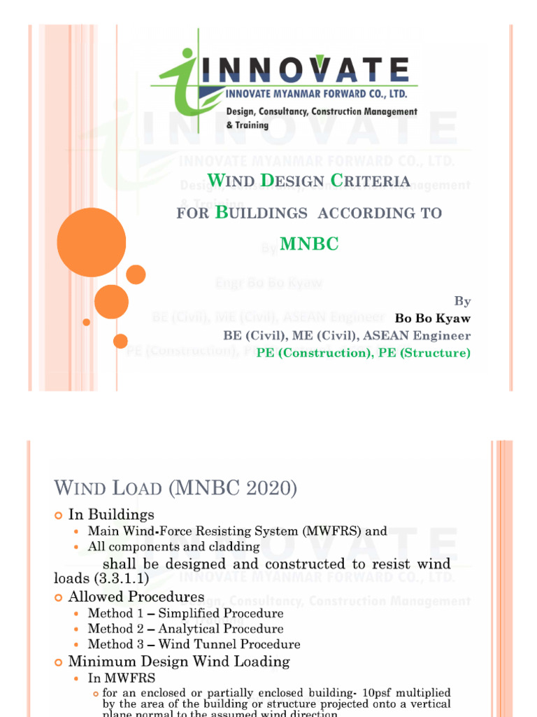 Etabs Wind MNBC Print | PDF