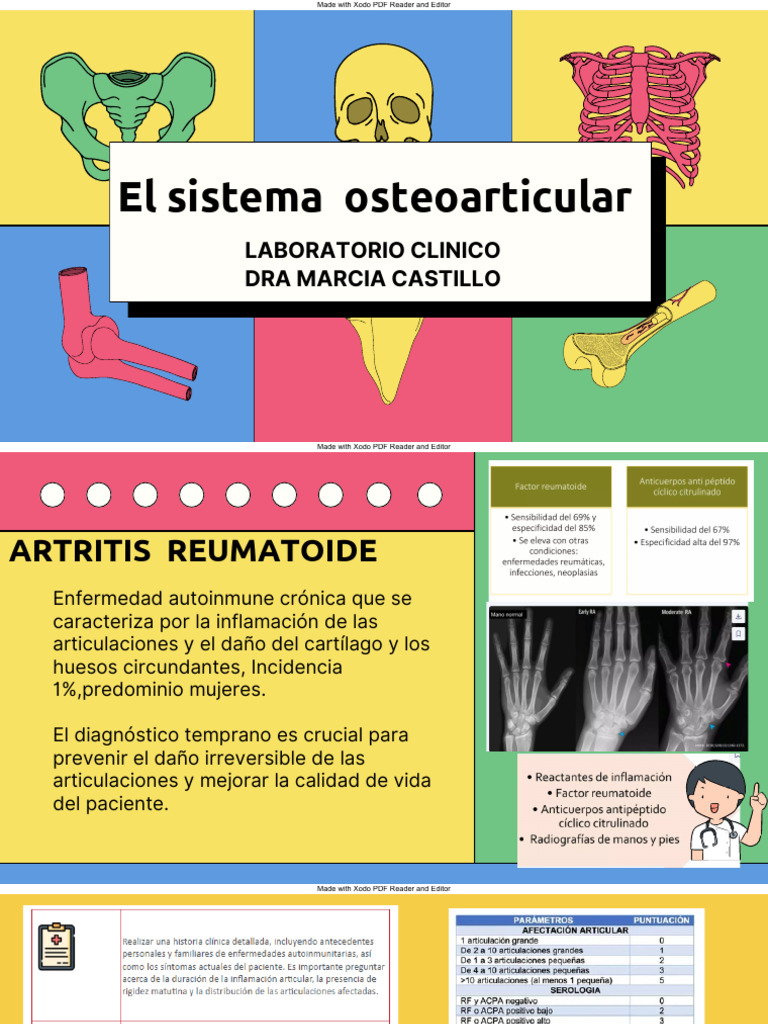 El Sistema Ósteoarticular | PDF | Inflamación | Artritis