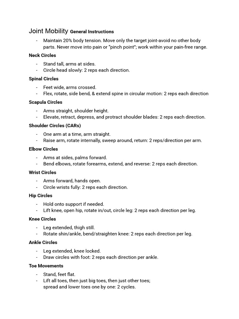 FRC - 10 CAR Routine | PDF