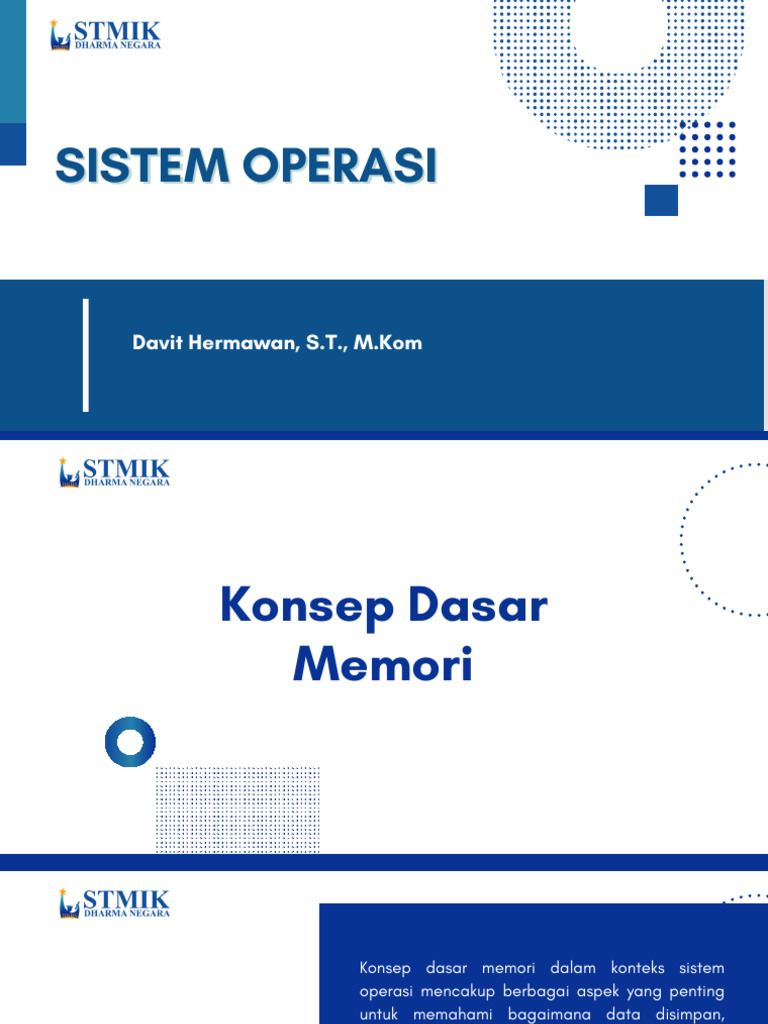 konsep dasar memori | PDF
