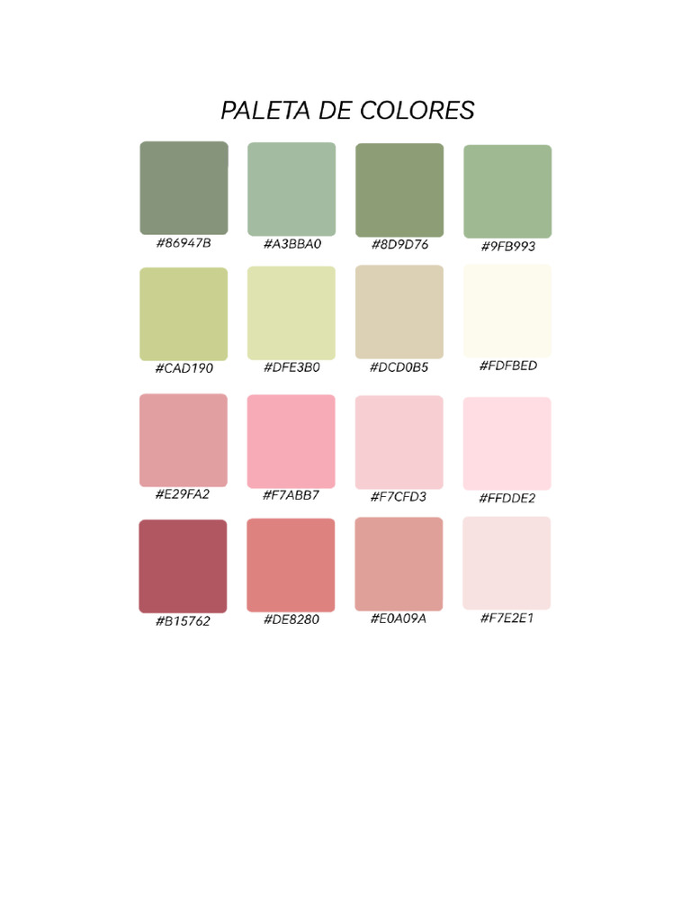 Paleta de Color #1 | PDF