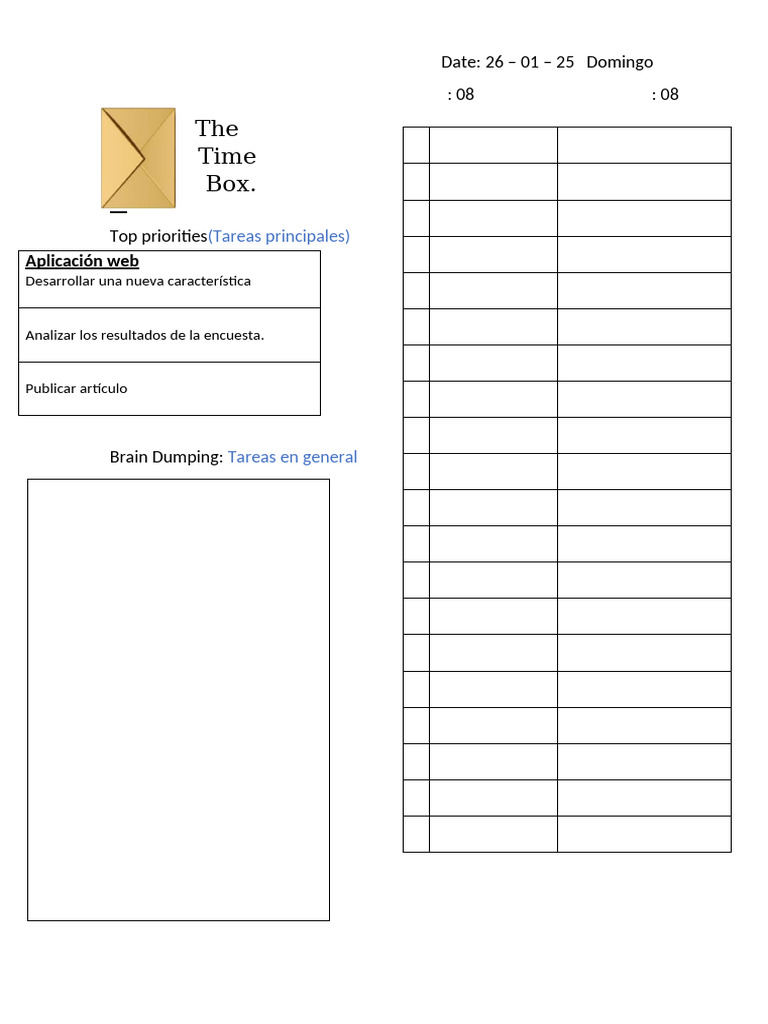 The Time Boxing | PDF