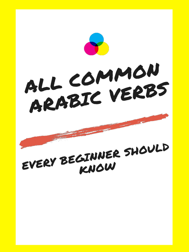 All common Arabic verbs every beginner should know | PDF | Arabic ...