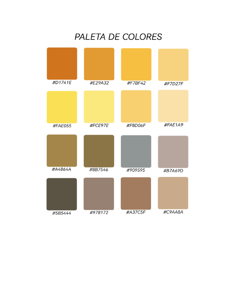 Paleta de Color #2 | PDF