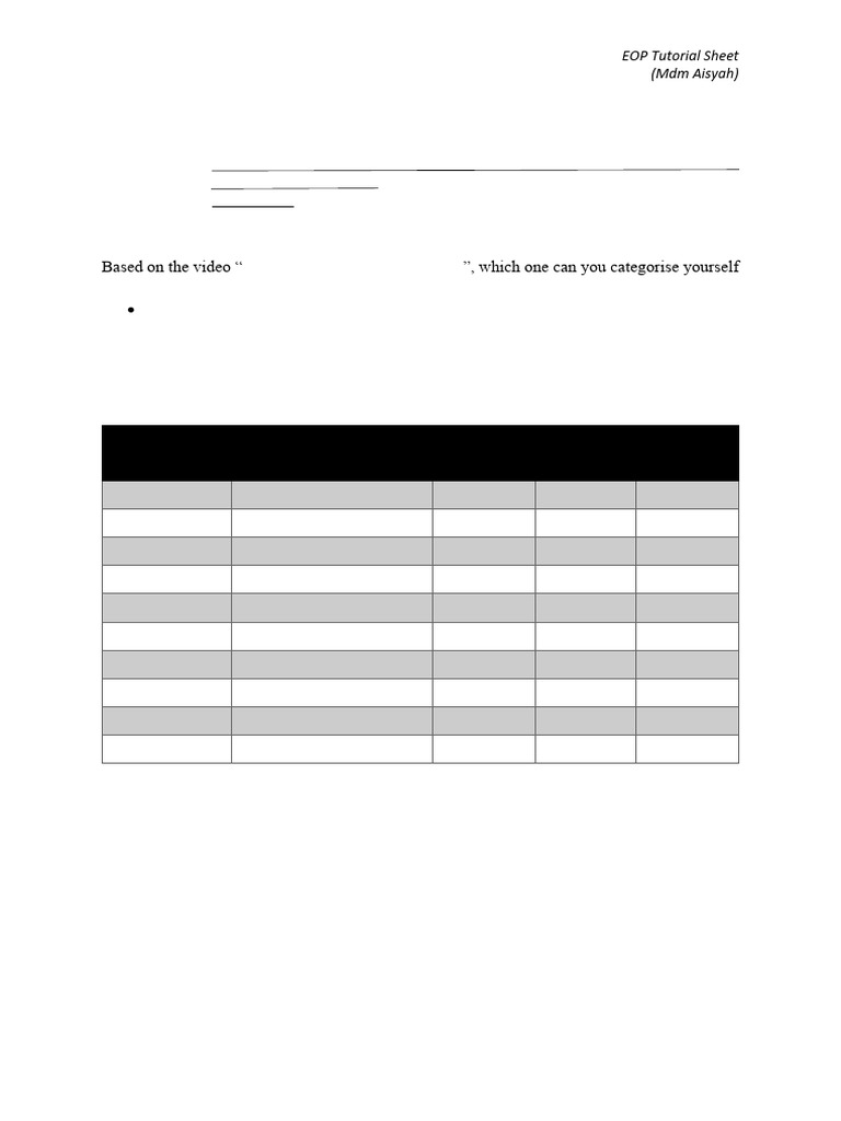 2.week1-Tutorial1 cf210148 | PDF