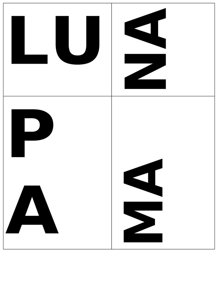 Silabas para Formar Palabras | PDF