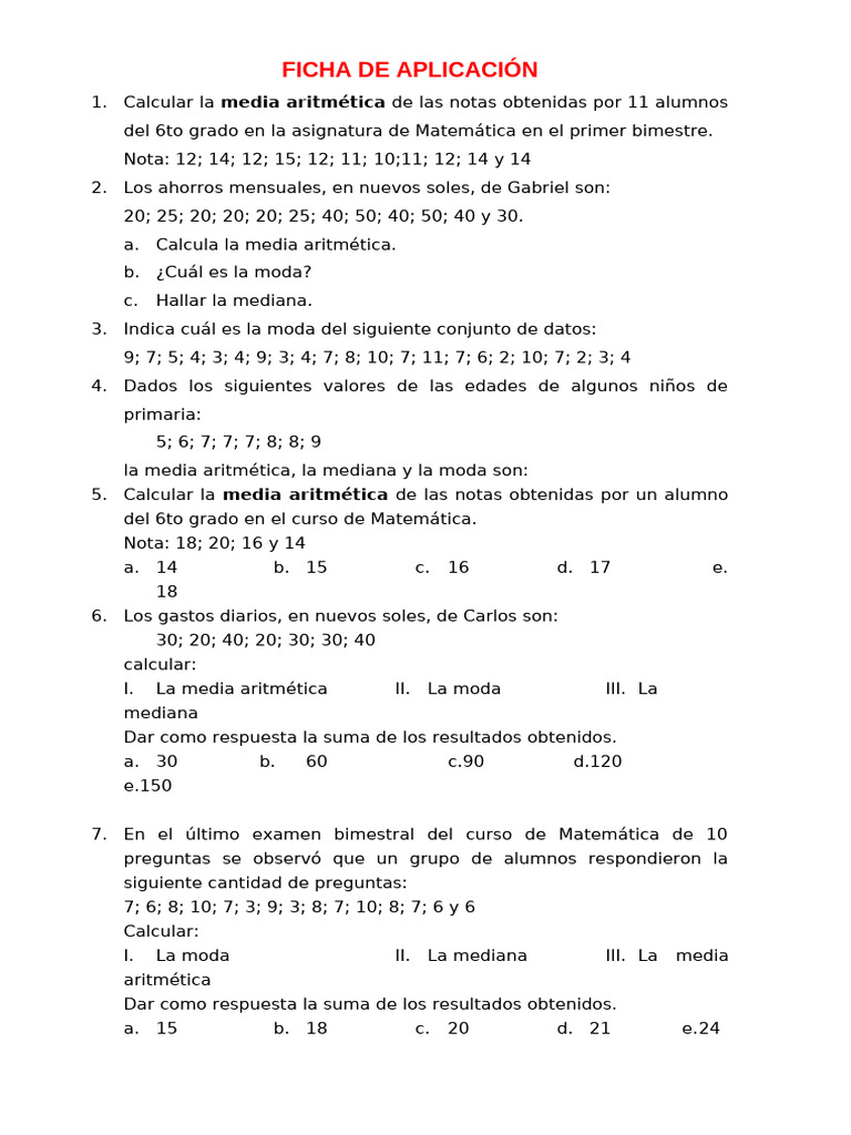 Matematica 07 de Mayo | PDF