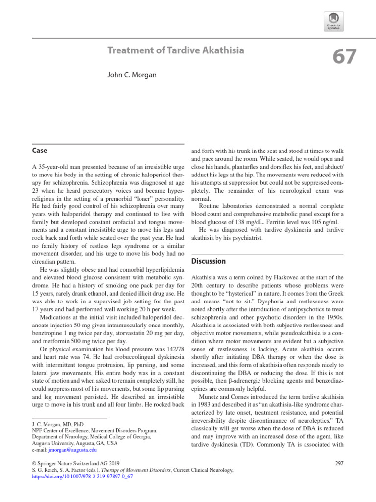 10.1007@978-3-319-97897-067 | PDF | Antipsychotic | Clinical Medicine