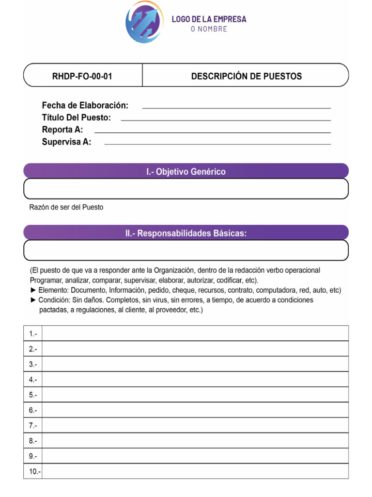 An-Lisis y Descripci-N de Puestos | PDF