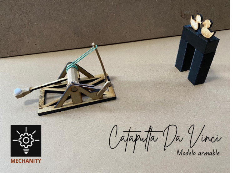 Catapulta de Da vinci Portada | PDF