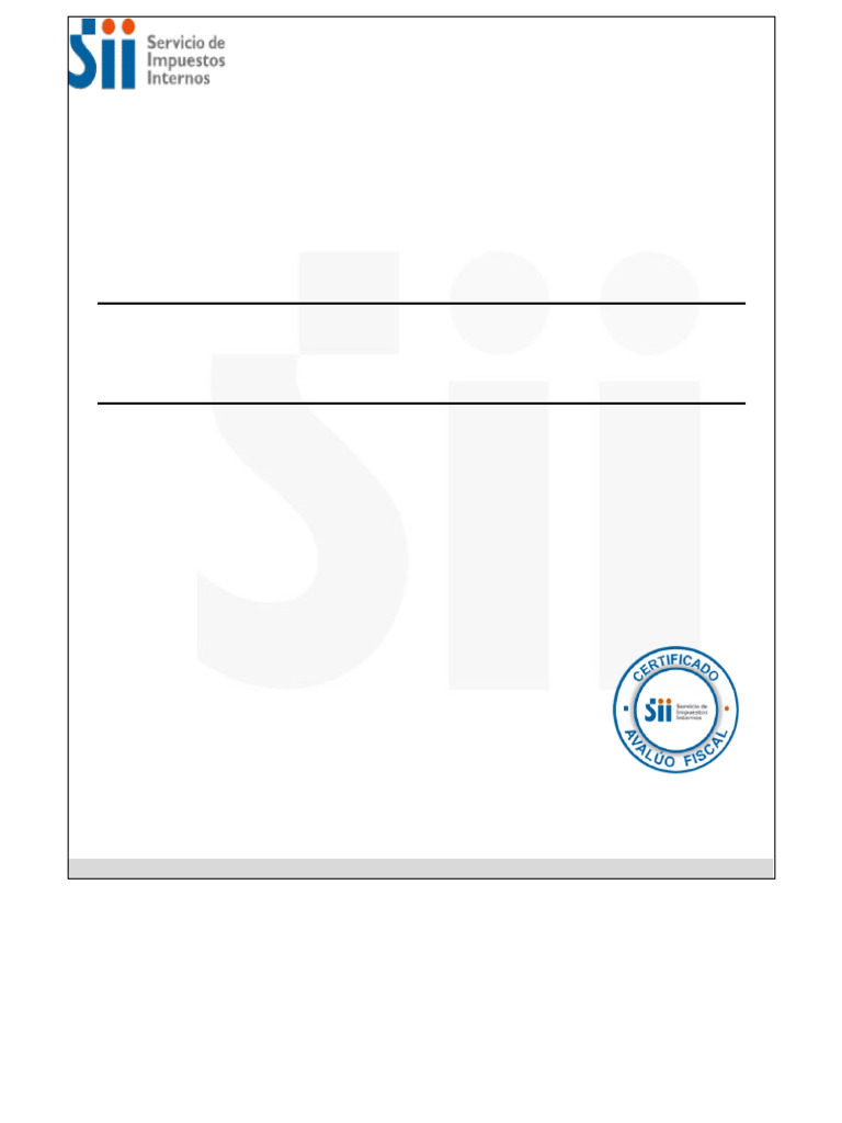 Certificado Sii | PDF