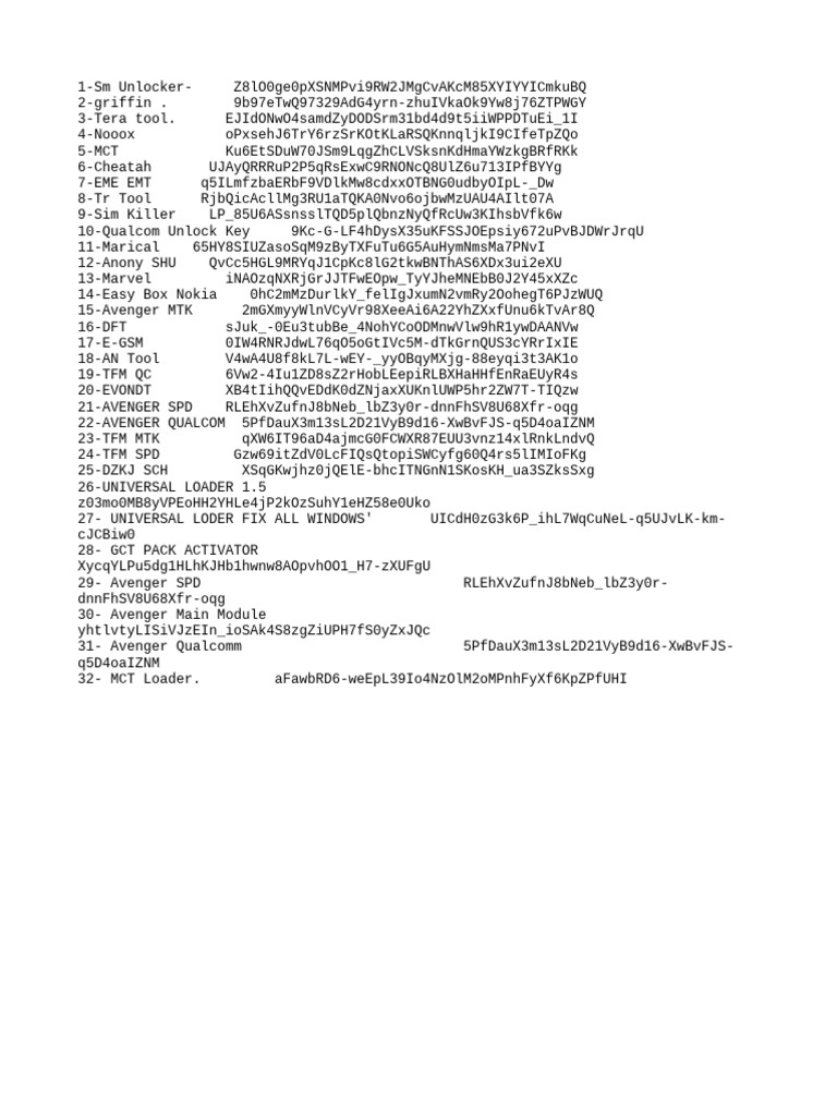 GCT Tools Passwords New | PDF