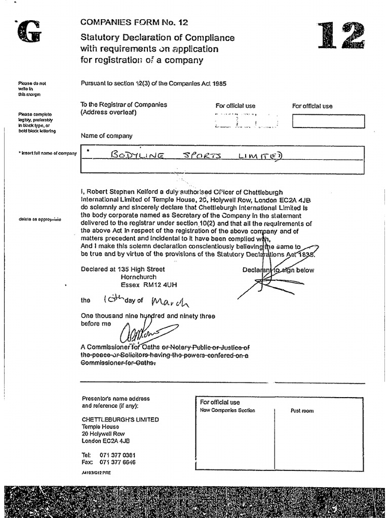 BSL International Limited | PDF