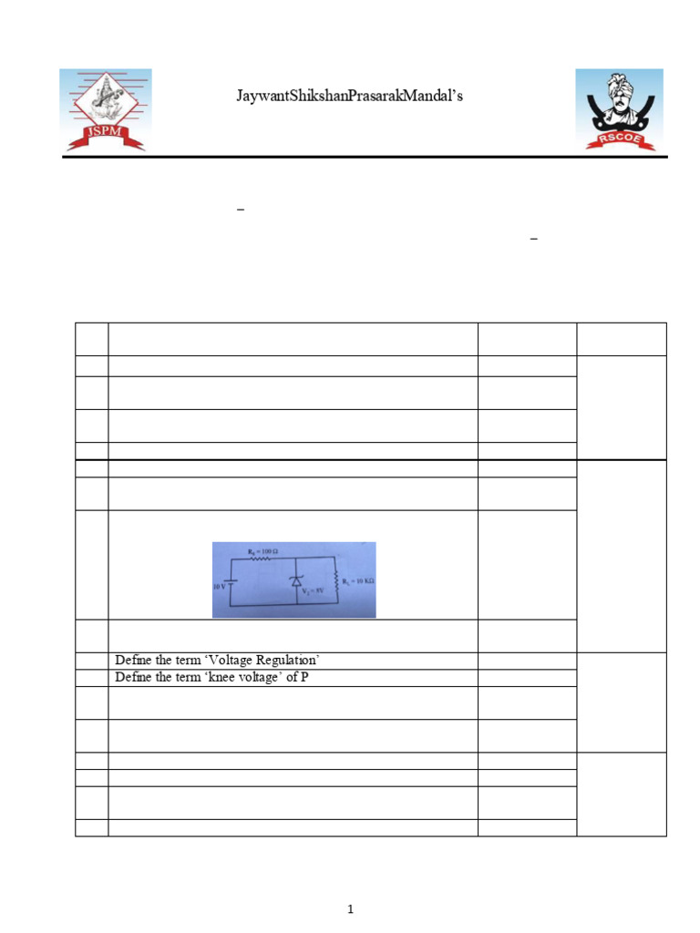 BEL Question Bank Unit 05 09 March 2025 | PDF | Field Effect Transistor ...