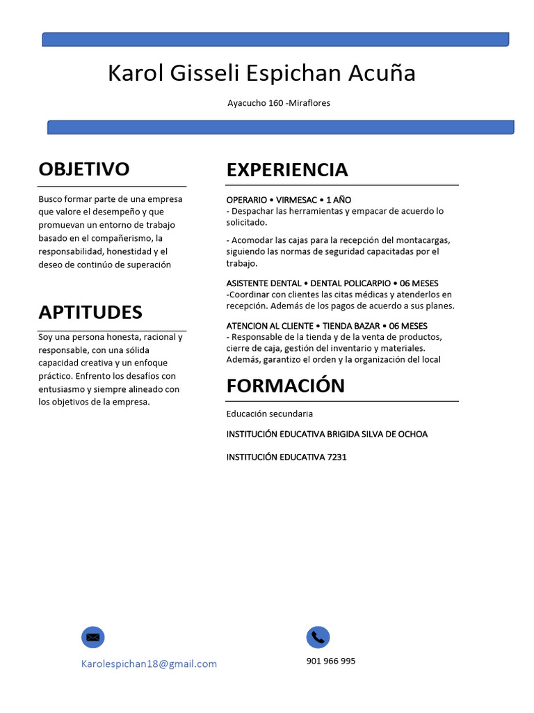 CV Carol Espichan | PDF