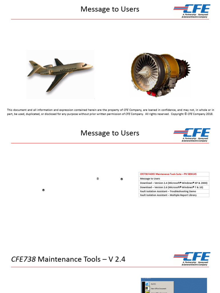 CFE738 Falcon 2000 Datadownload | PDF | Operating System | Microsoft ...