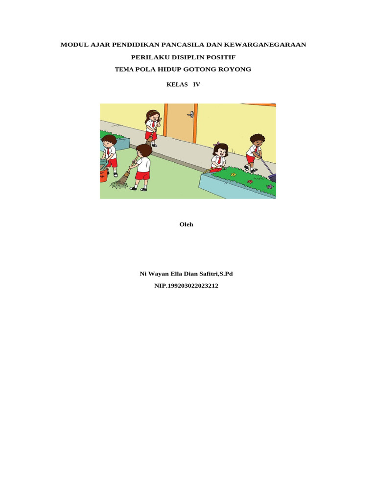 Modul Ajar PPKN BAB 5 | PDF