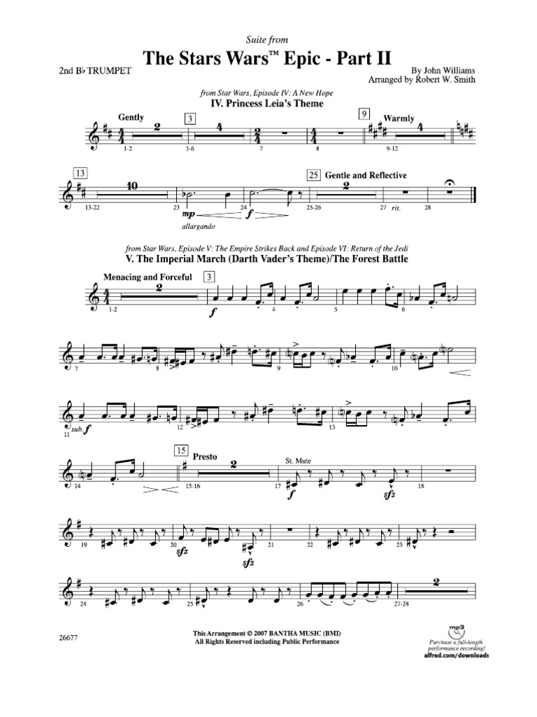 Star Wars 2, Trumpet 2 | PDF