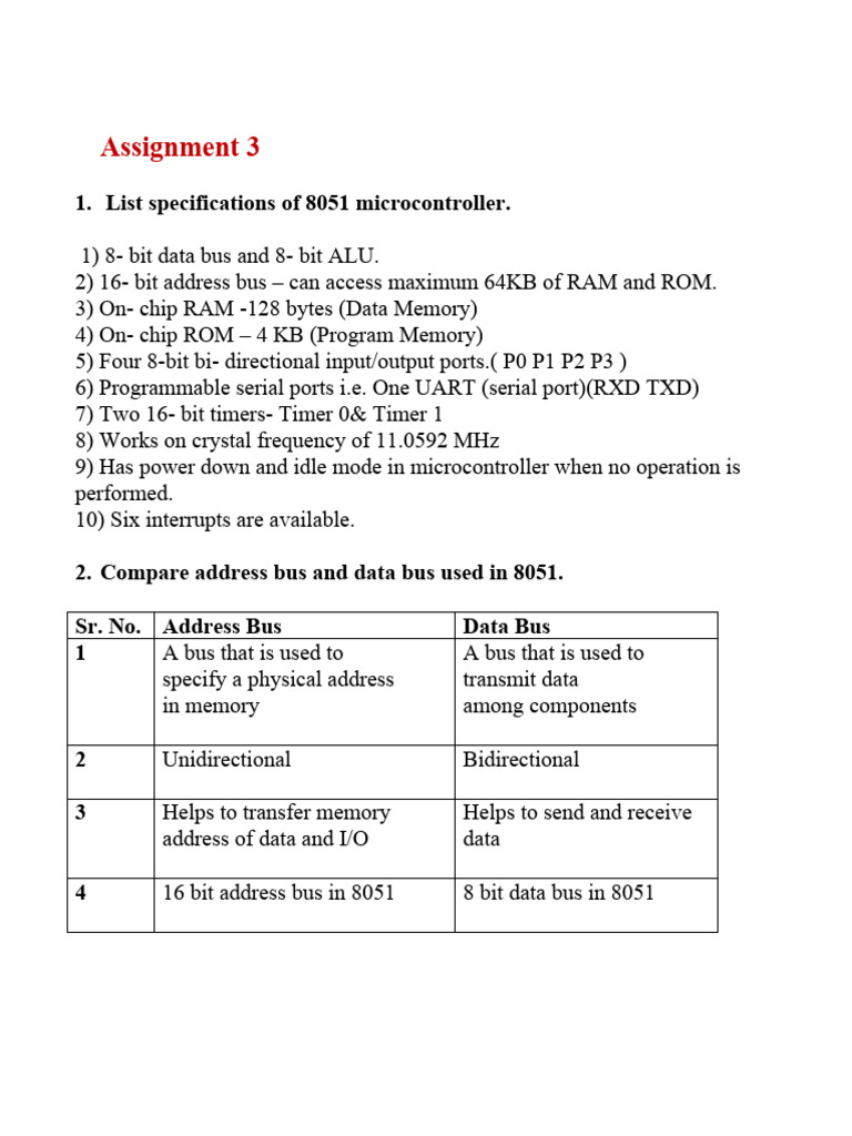 MAA Assigment 3 | PDF | Microcontroller | Computer Data