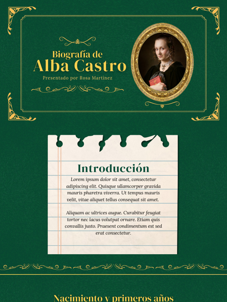 Biografía Alba Castro | PDF