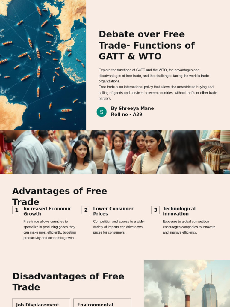 Presentation On Debate Over International Trade Bodies | PDF | World ...