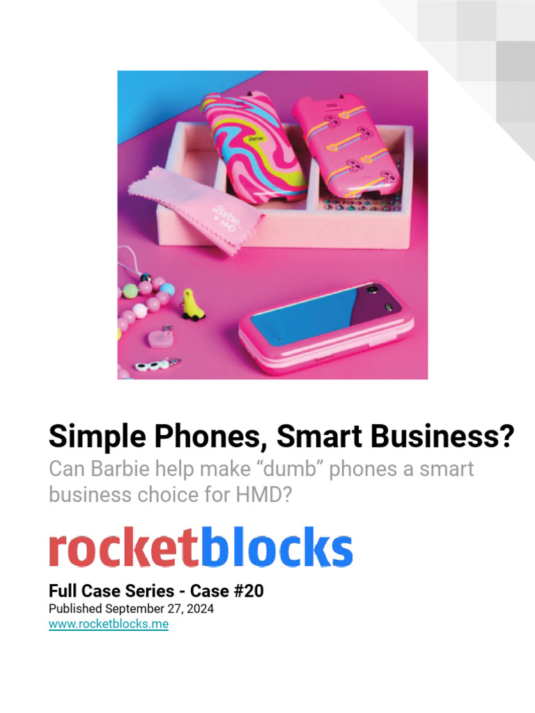 Simple Phones Smart Business | PDF | Sales | Market (Economics)