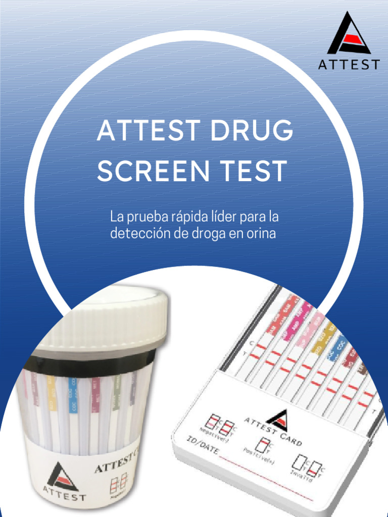 Prueba Rápida ATTEST para Detección de Drogas | PDF