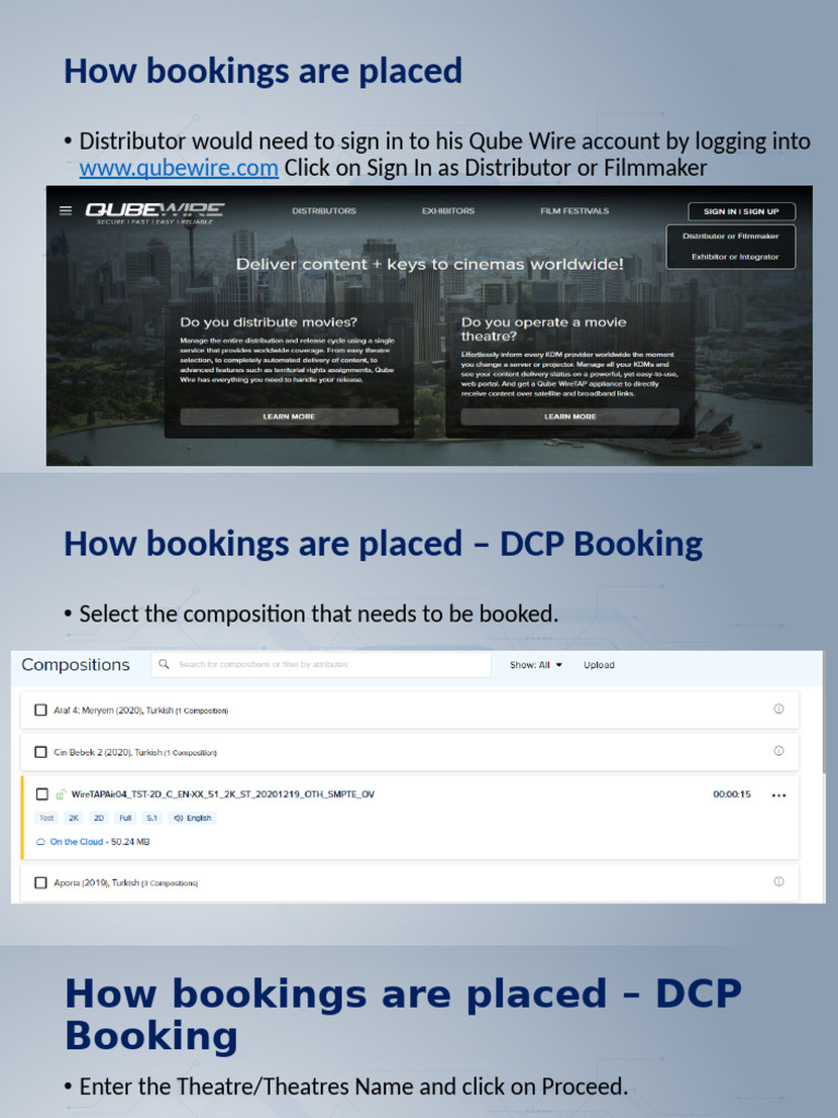 How Bookings Are Placed | PDF
