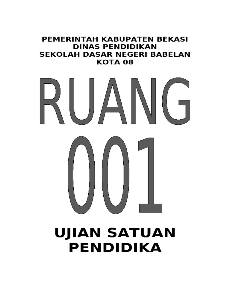 Cover Ruang - Pintu-Map | PDF