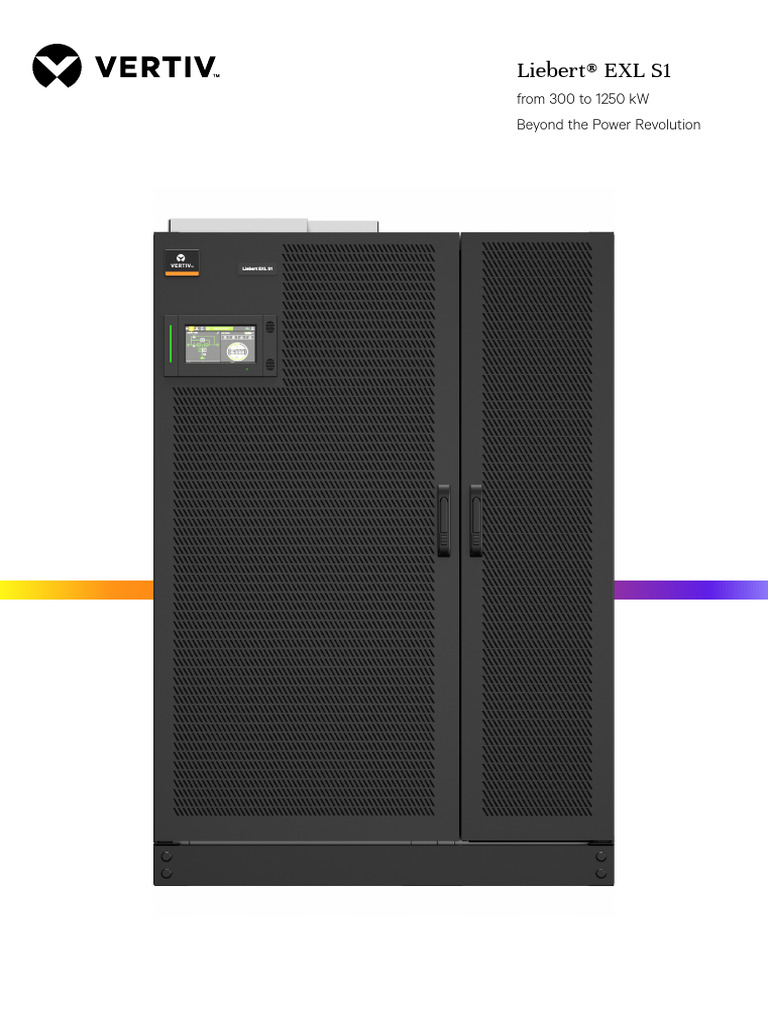Liebert EXL S1: Efficient UPS Solutions | PDF | Power (Physics ...