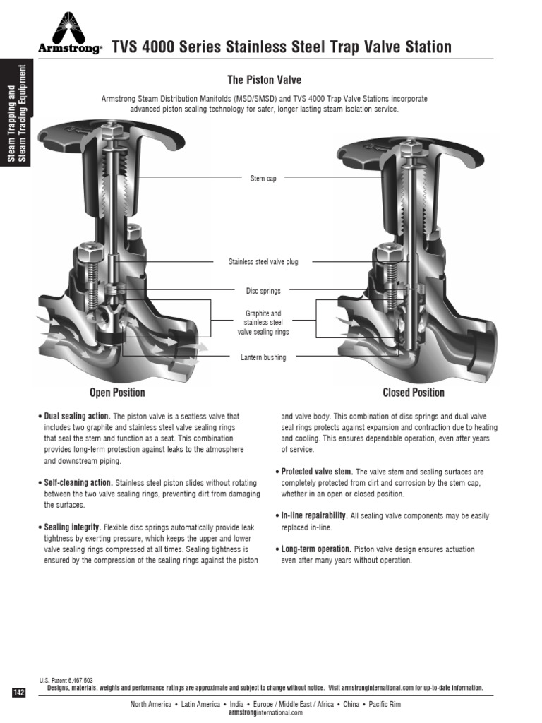 TVS 4000 Trap Valve Station Overview | PDF | Valve | Piston