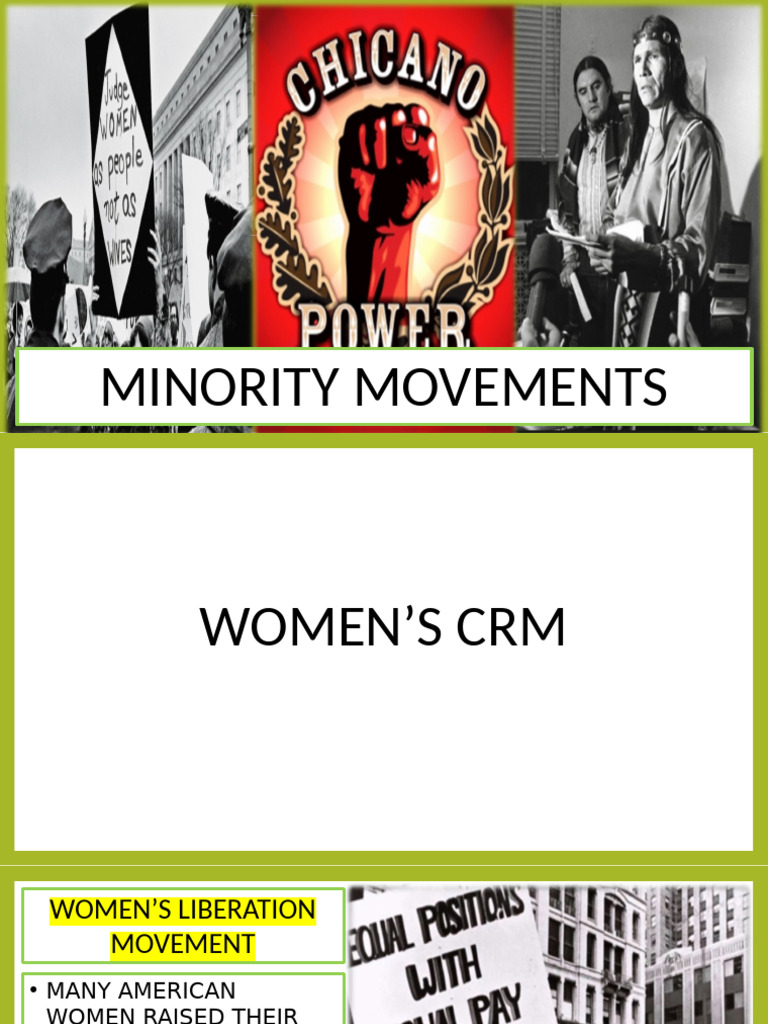 Minority Movements | PDF | Feminism | Gender Studies