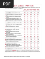 Diabetes Distress Scale (DDS17) Guide | PDF | Diabetes | Causes Of Death