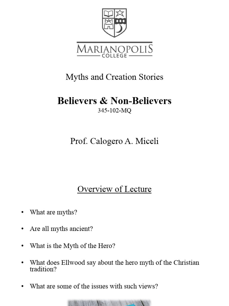 Understanding Myths and Creation Stories | PDF | Genesis Creation ...